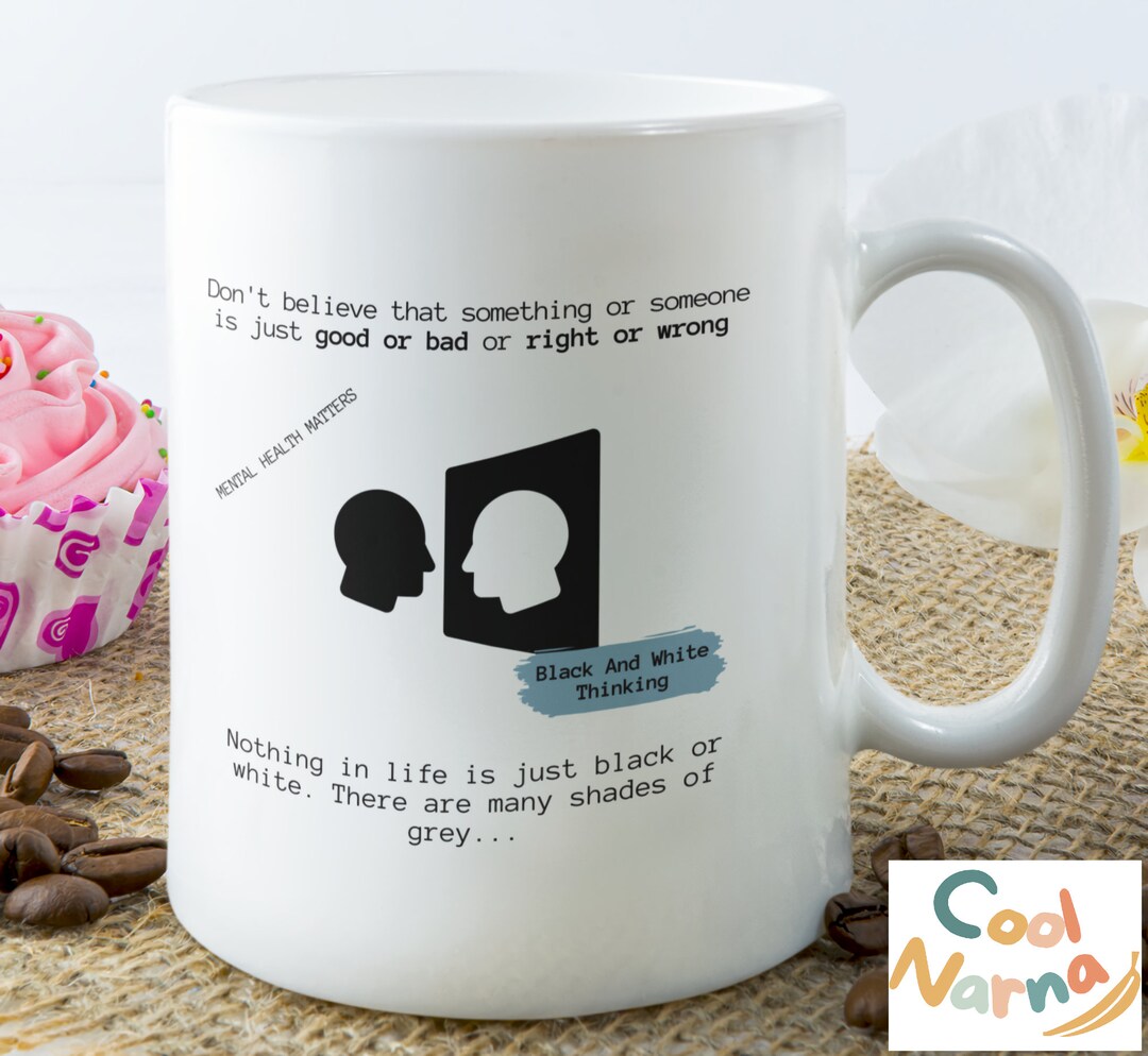 Black & White Thinking, Motivational, Inspirational Quote, Stay ...