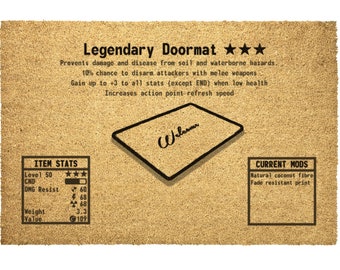 Fallout Welcome Mat - Etsy