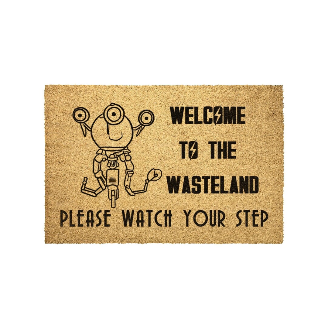 Mr Handy Fallout Wasteland Doormat - Etsy