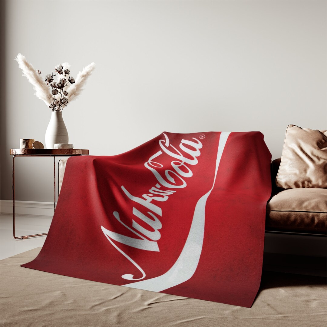 Nuka Cola Fallout Boy Blanket Red Blanket Vault Tec Vault Dweller Soft ...