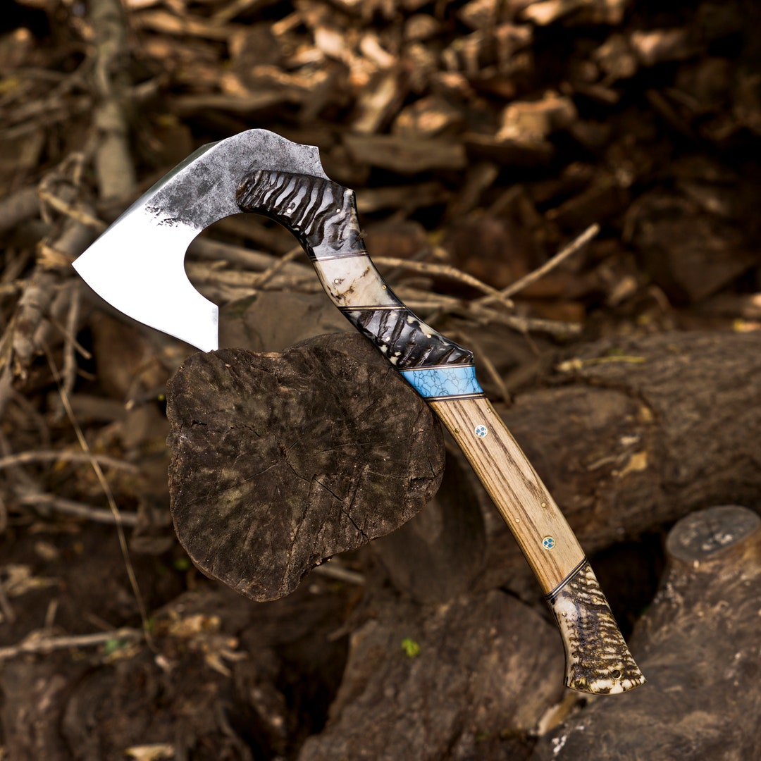 Camping Axe Bushcraft Viking Handmade Axe Fancy Axe - Etsy