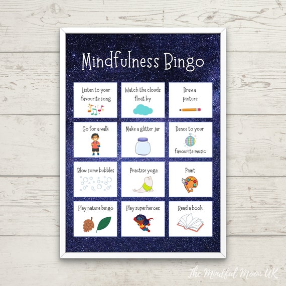 Children's Mindfulness Printable Activity Mindfulness - Etsy