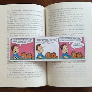Garfield Comic Strip Bookmarks - Etsy