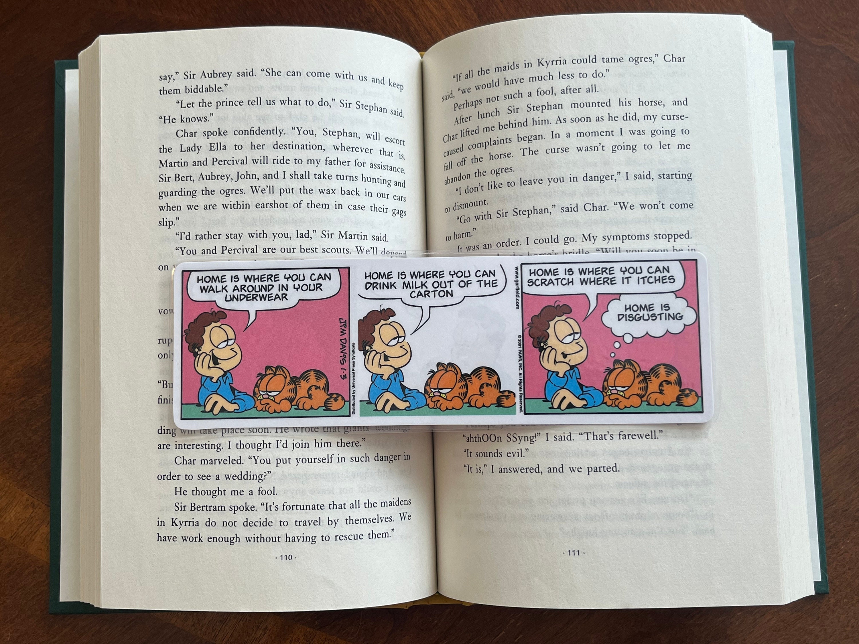 Garfield Comic Strip Bookmarks - Etsy