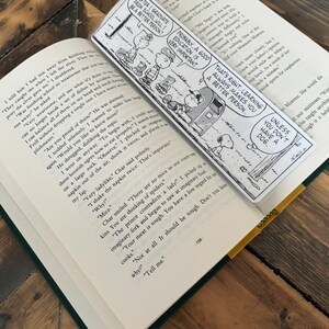 Charlie Brown Peanuts Comic Strip Bookmarks - Etsy