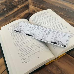 Charlie Brown Peanuts Comic Strip Bookmarks - Etsy
