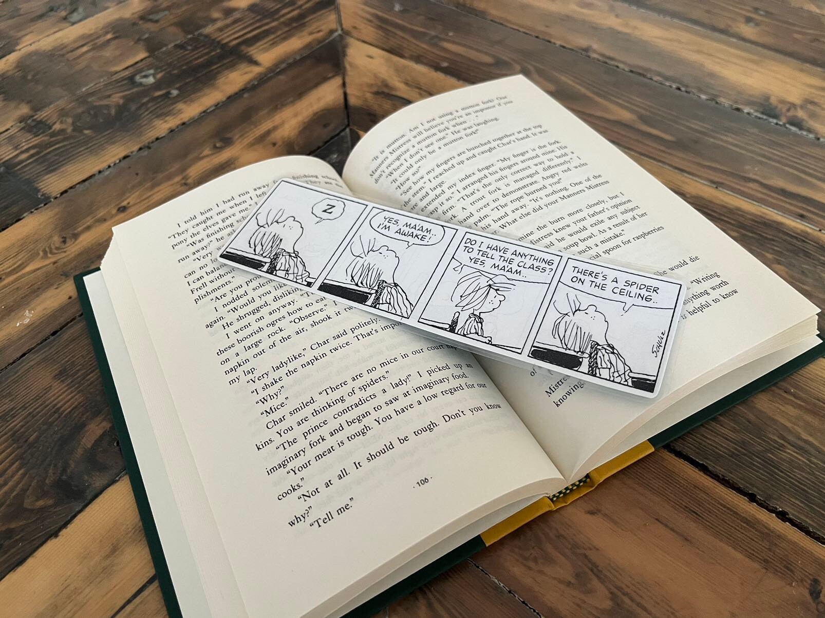 Charlie Brown Peanuts Comic Strip Bookmarks - Etsy