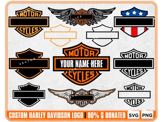 Harley Davidson Logo Stencil Vector FreePatternsArea, 48% OFF