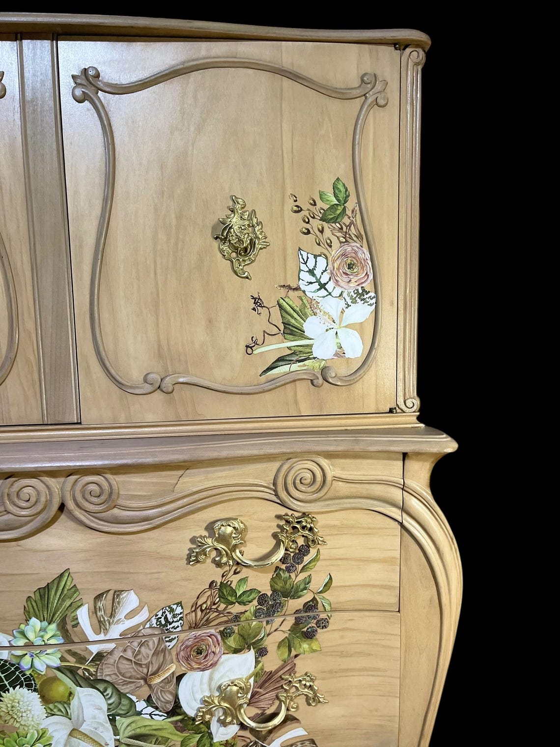 Earthy French Bombay Chest - Etsy