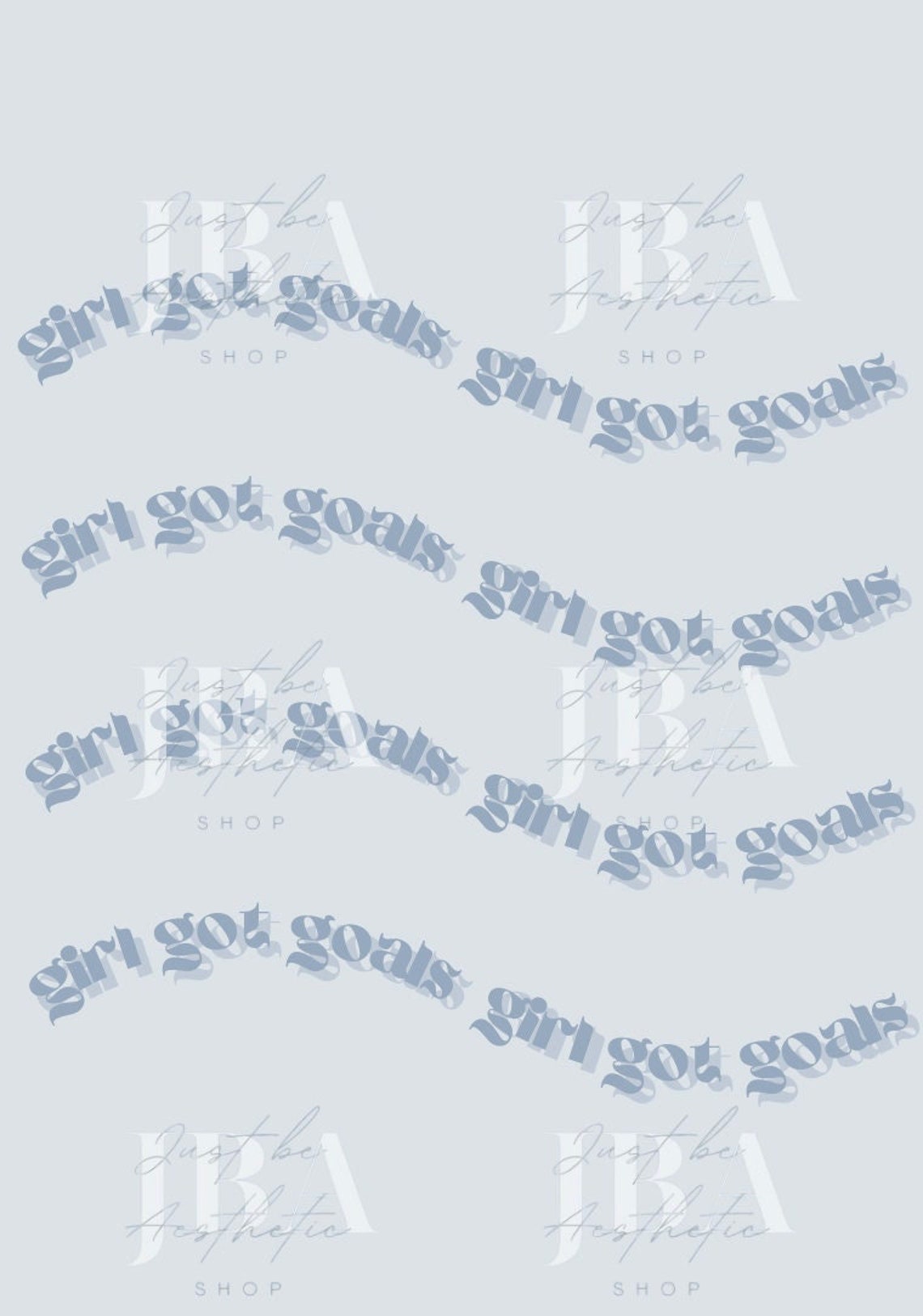 Girl Got Goals - POSTERS IN 4 COLOURS - Etsy