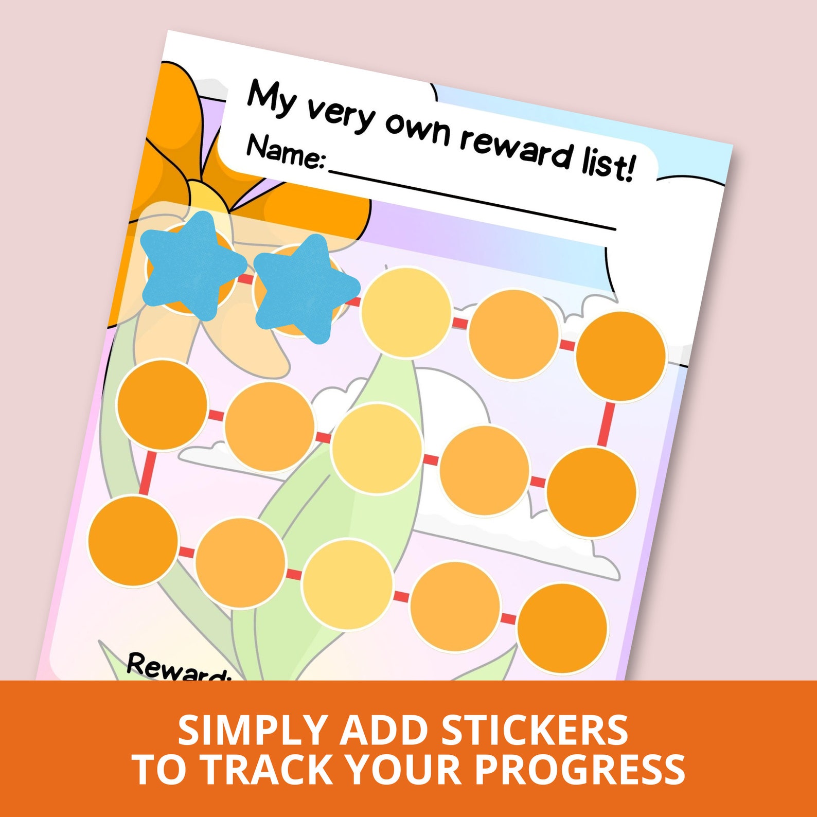 Printable Reward Chart Reward Charts for Kids Reward Chart - Etsy