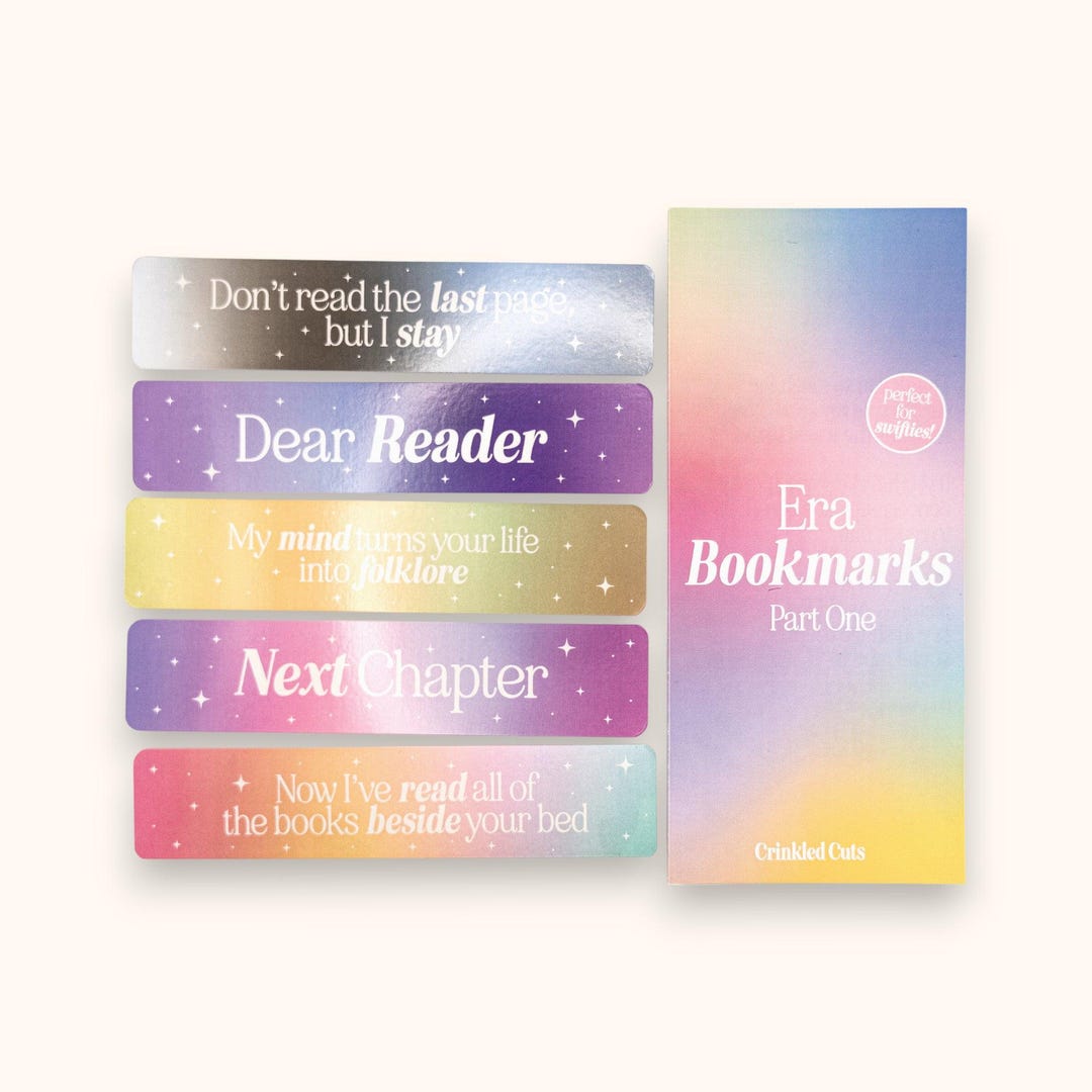 Eras Bookmarks Part 1 - Etsy
