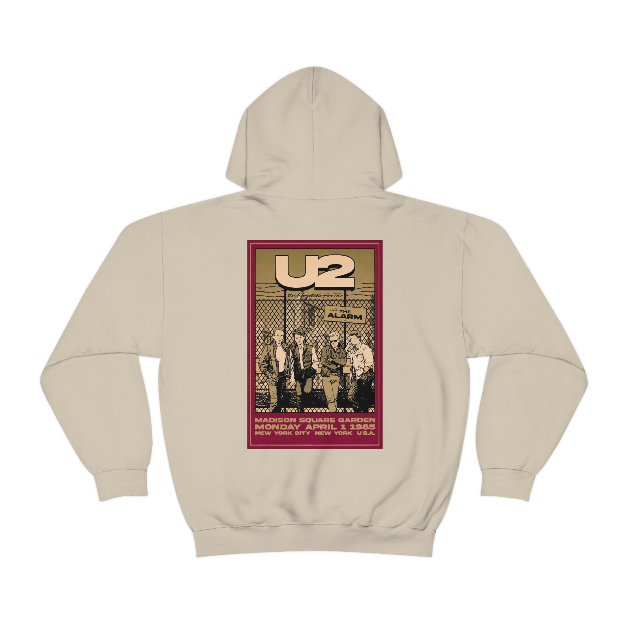 U2 Band Hoodie, Bono UK Tour 2023, U2 Album Concert Merch, Joshua Tree