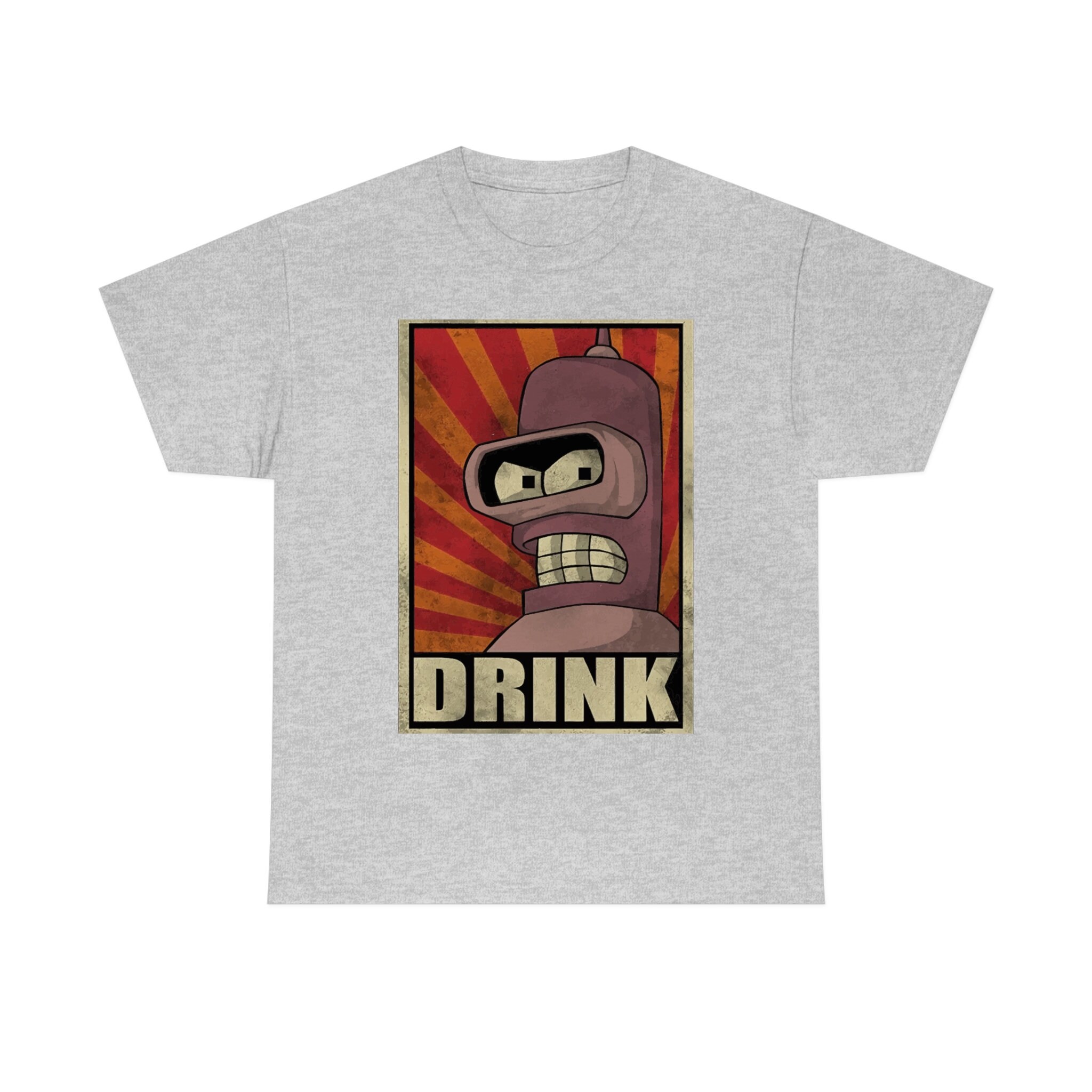 Unisex Bender Futurama Drink T-Shirt, Bender Futurama T-Shirt sold by ...