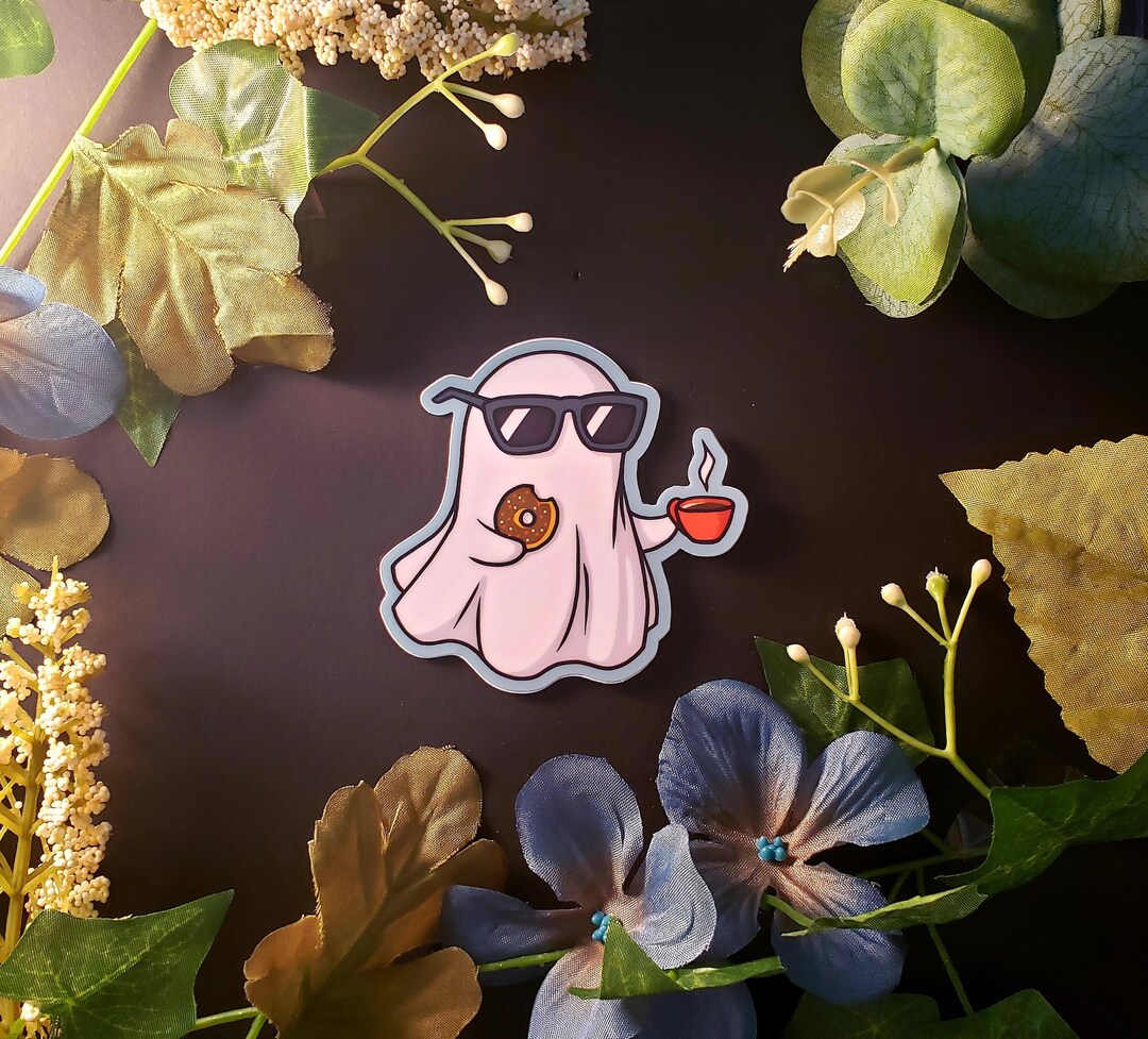 Ghost Vinyl Sticker Sticker for Laptops Sticker for Laptops - Etsy
