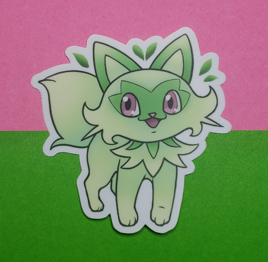 Sprigatito Sticker, Vinyl Sticker for Laptops and Water Bottles - Etsy