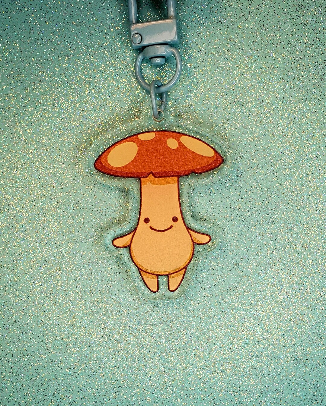 Shrumbo Keychain, Ooblets Keychain, Acrylic Keychain, Blue Metal Clasp ...