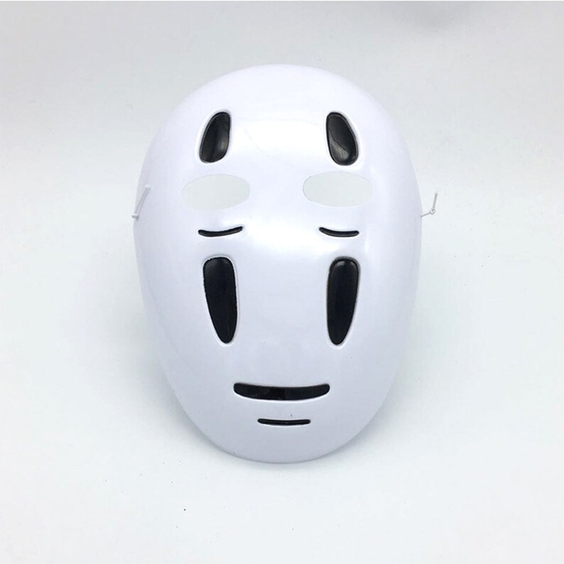No-face Maskjapanese Anime Mask Cartoon Mask Halloween Ghost - Etsy