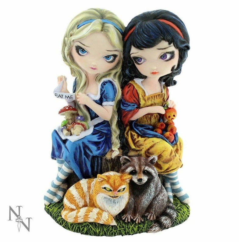 ALICE & SNOW WHITE Figurine Nemesis Now Jasmine Becket-griffith Limited ...