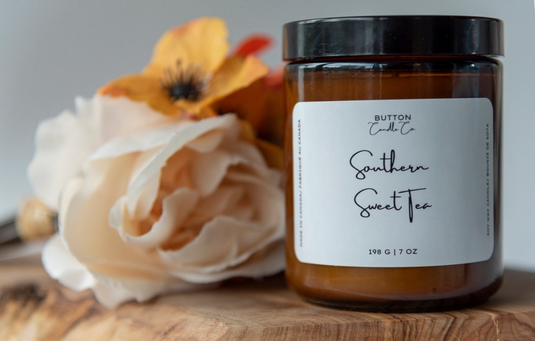 Southern Sweet Tea Candle | Summer Candles | Soy Wax Candles ...