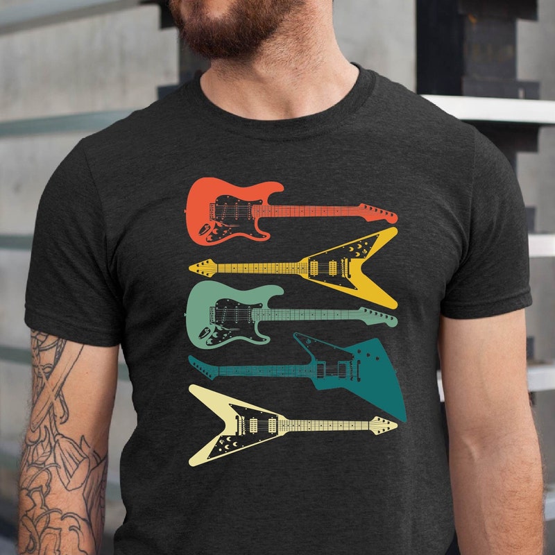 Guitar Shirt - Etsy