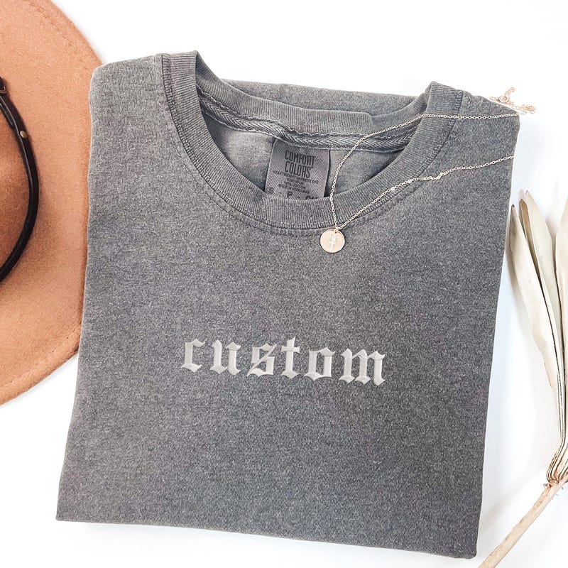 Embroidered T Shirts - Etsy