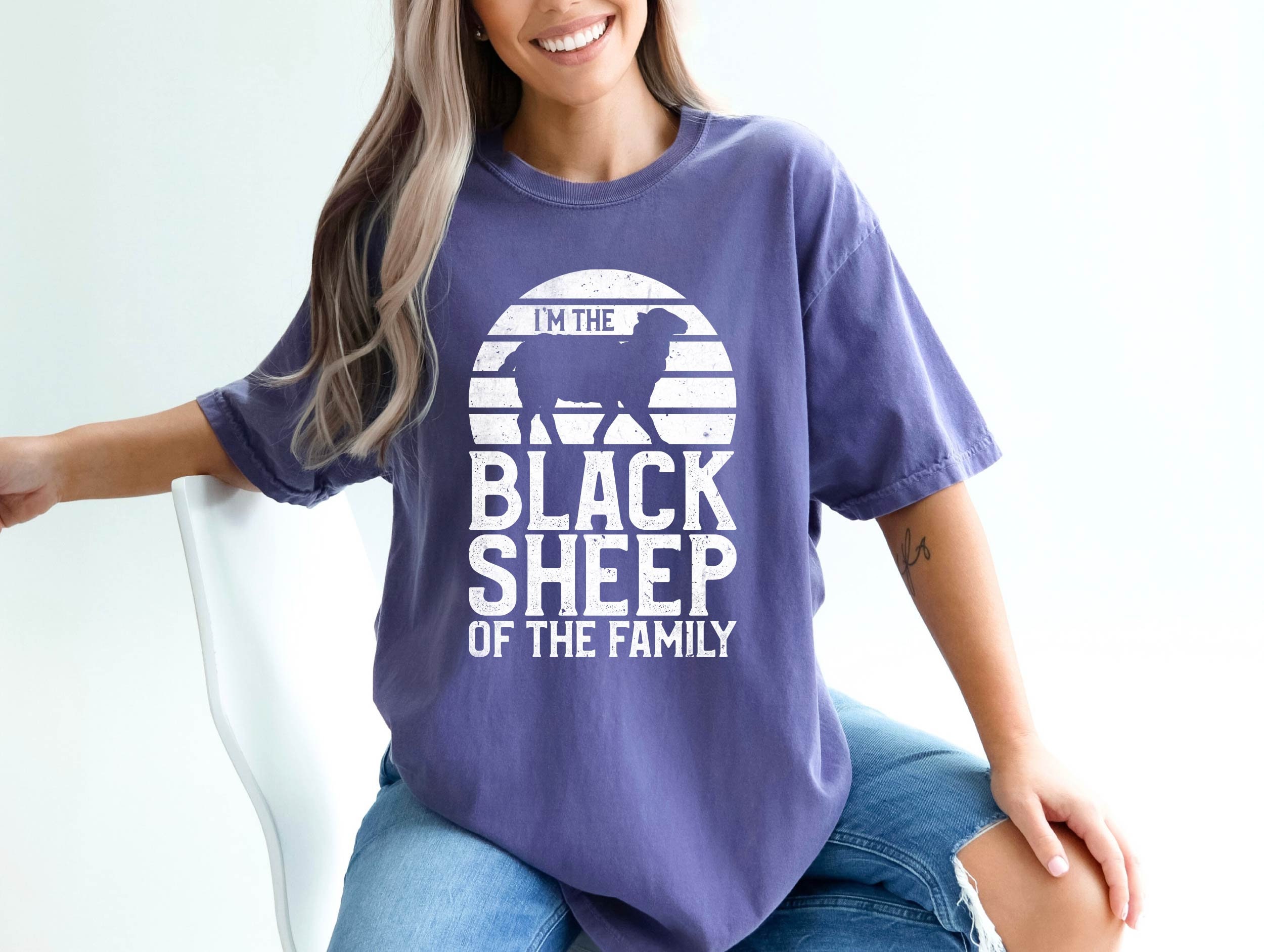 Black Sheep T-shirt, Black Sheep of the Family Shirt, Sheep Lover T ...