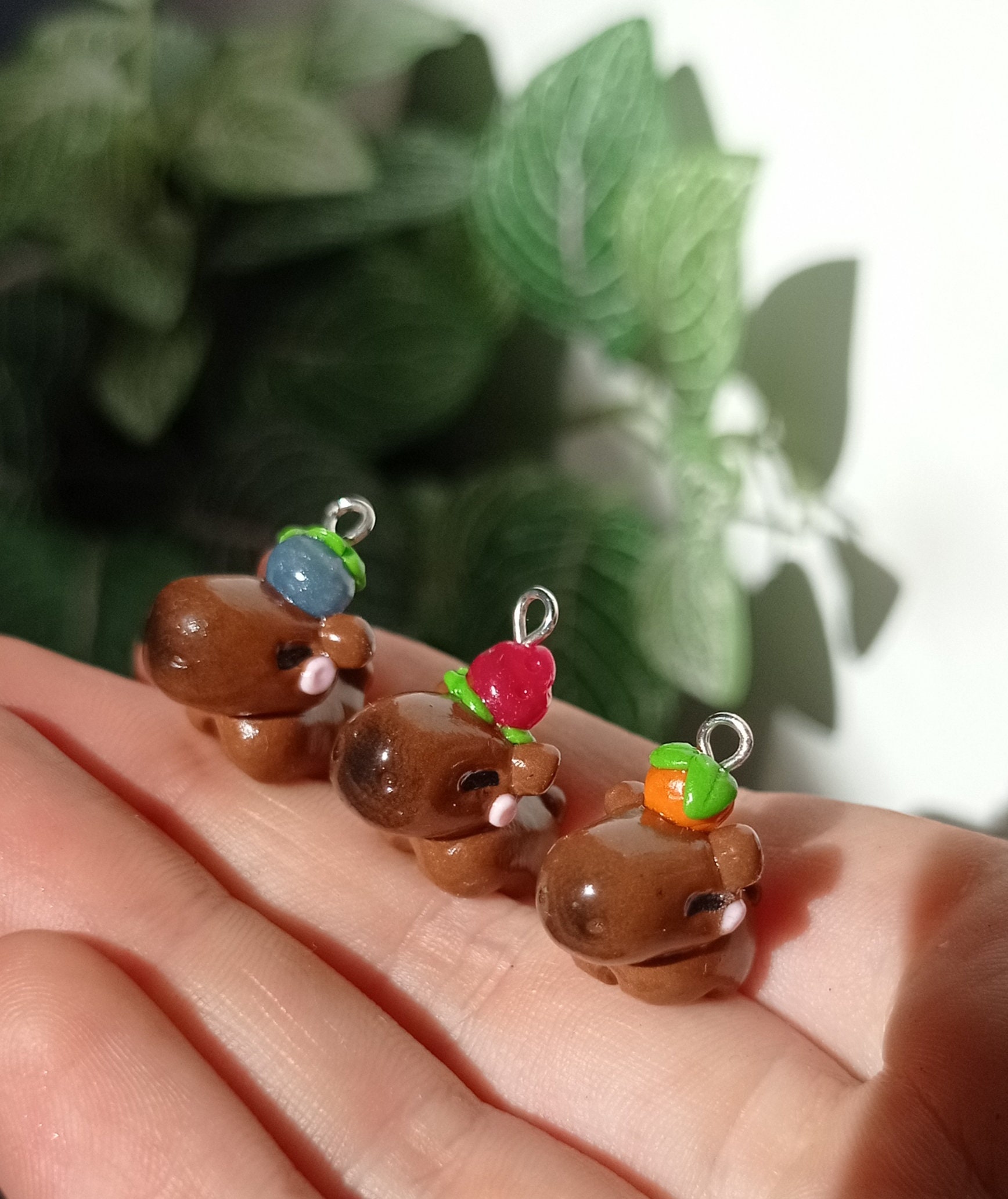 Cute Animal Clay Charms