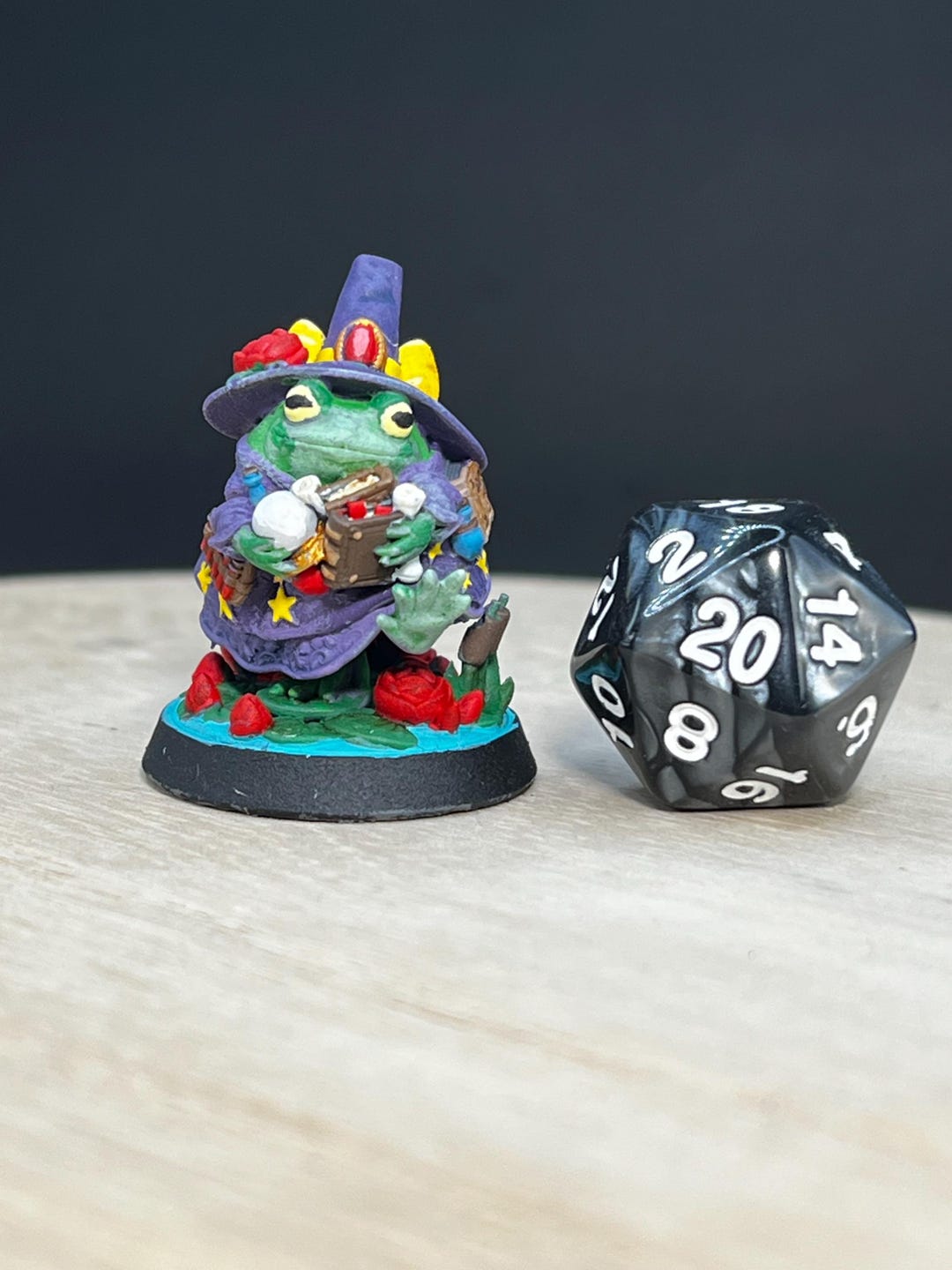 Frogfolk Sorcerer, Hand Painted Dungeons and Dragons Miniature - Etsy