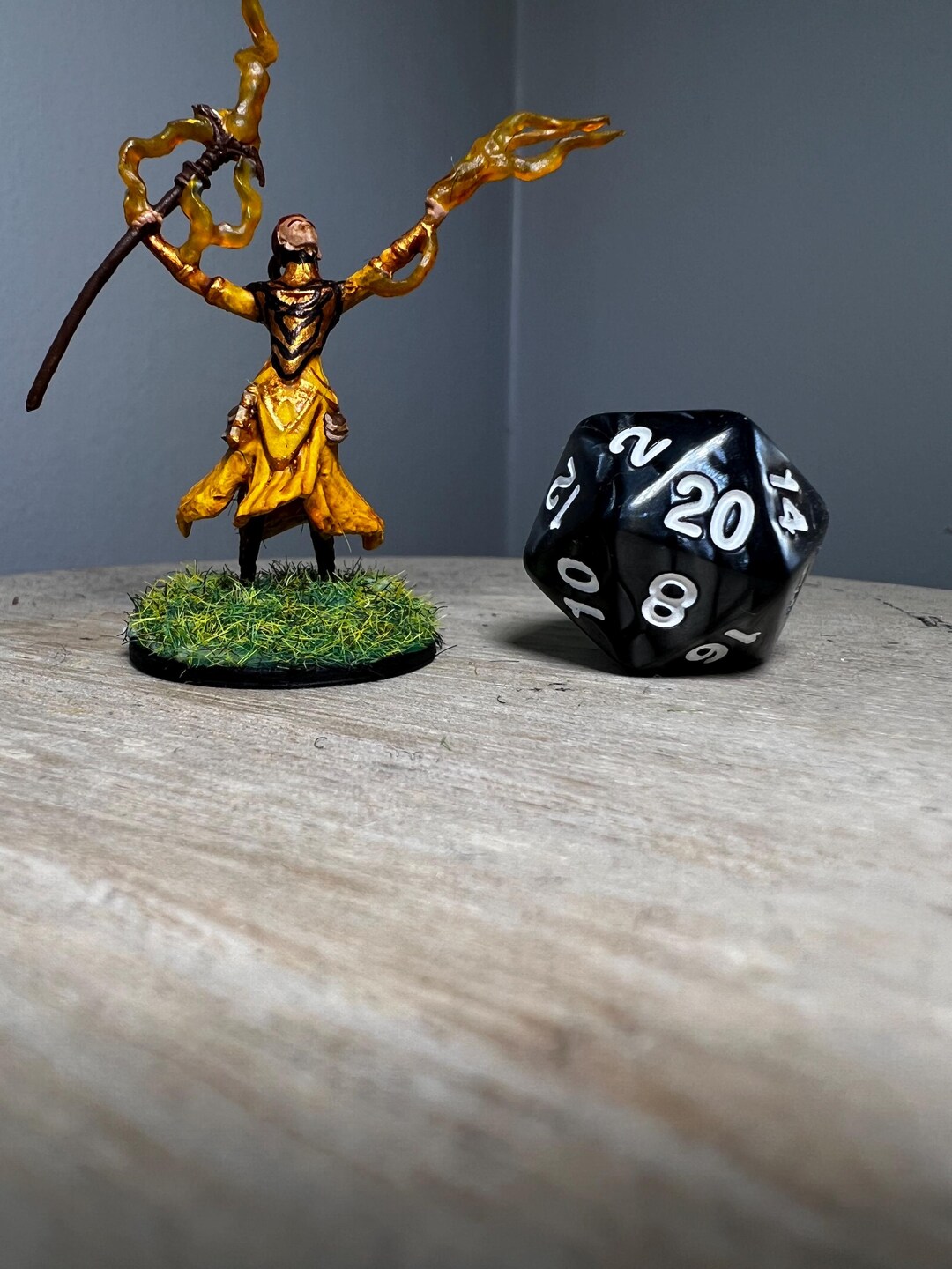 Female Elf Sorceress/mage, Hand Painted Dungeons and Dragons Miniature ...