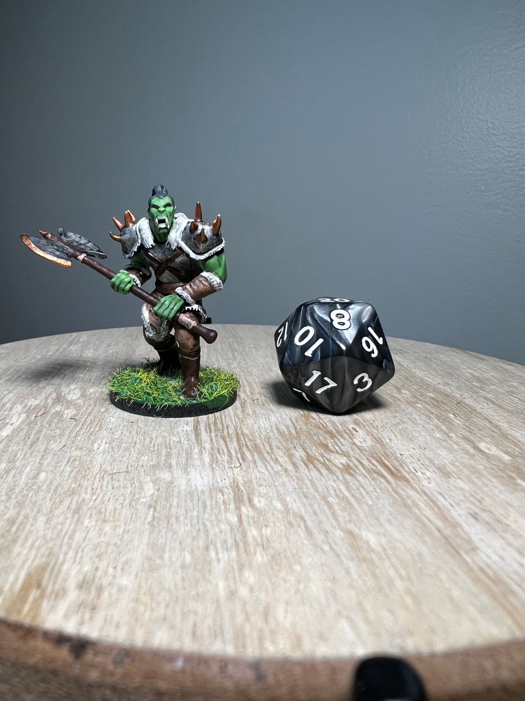 Male Orc Fighter/barbarian/warrior, Hand Painted Dungeons and Dragons ...