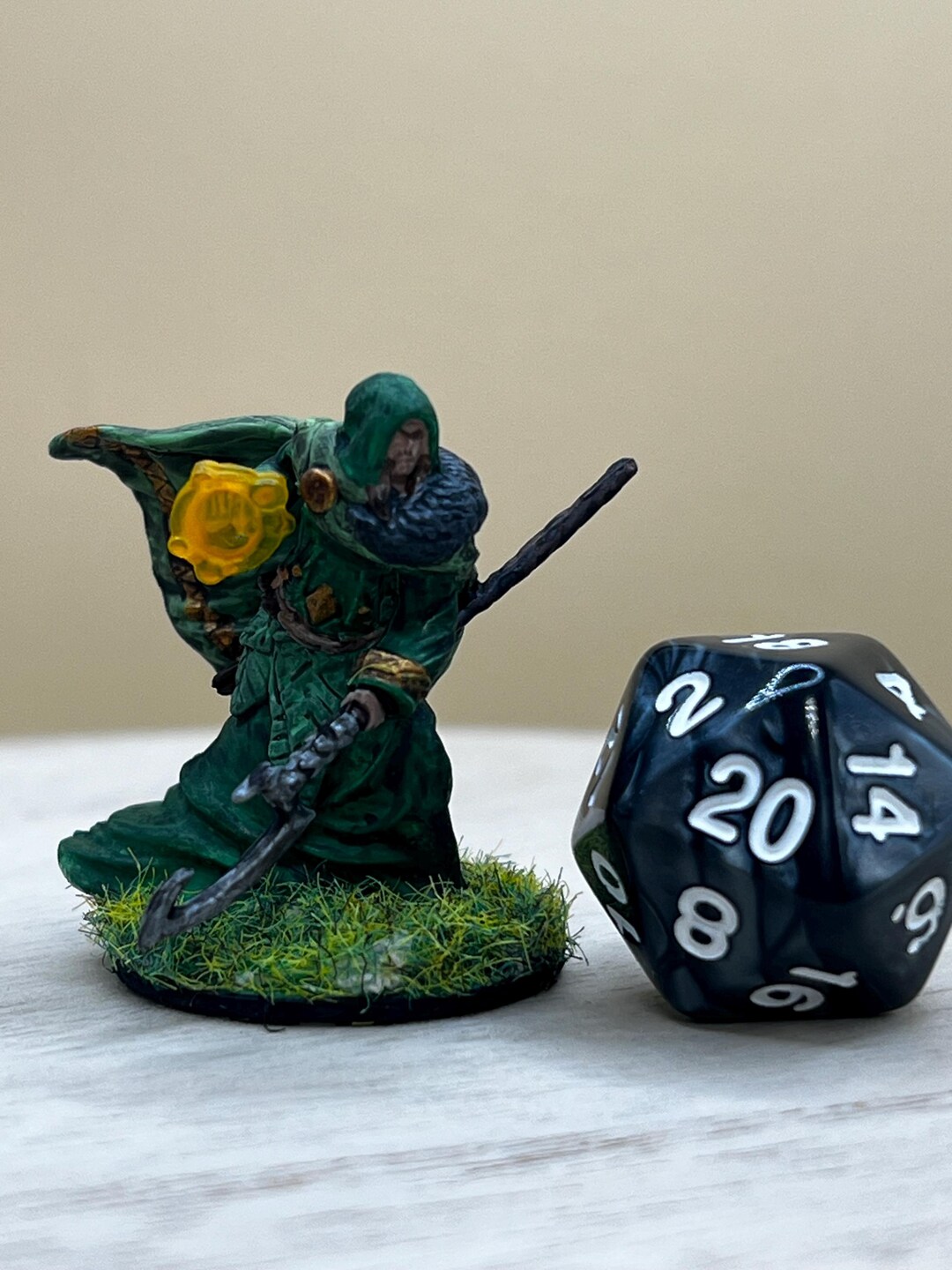 Male Elf Druid, Hand Painted Dungeons and Dragons Miniature - Etsy