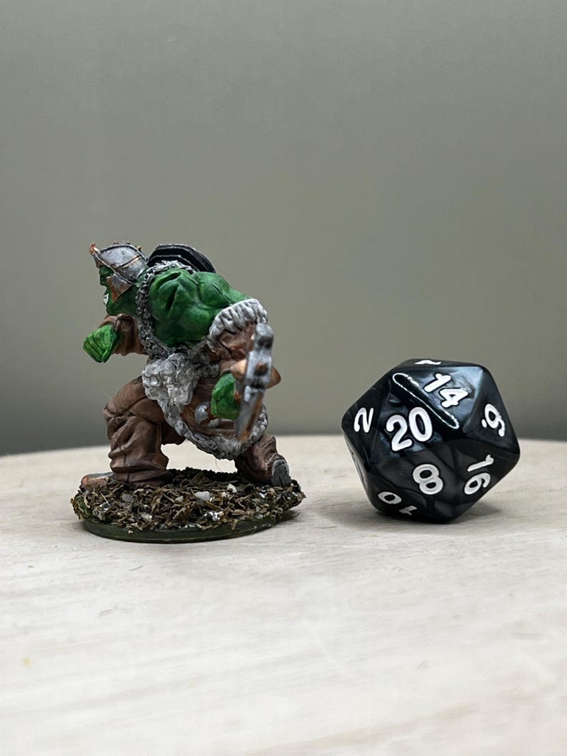 Male Orc, Hand Painted Dungeons and Dragons Miniature - Etsy