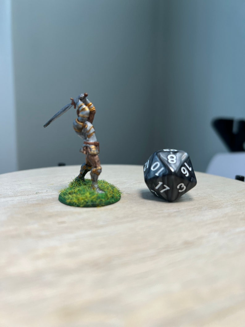 Human Paladin Hand Painted Dungeons and Dragons Miniature - Etsy
