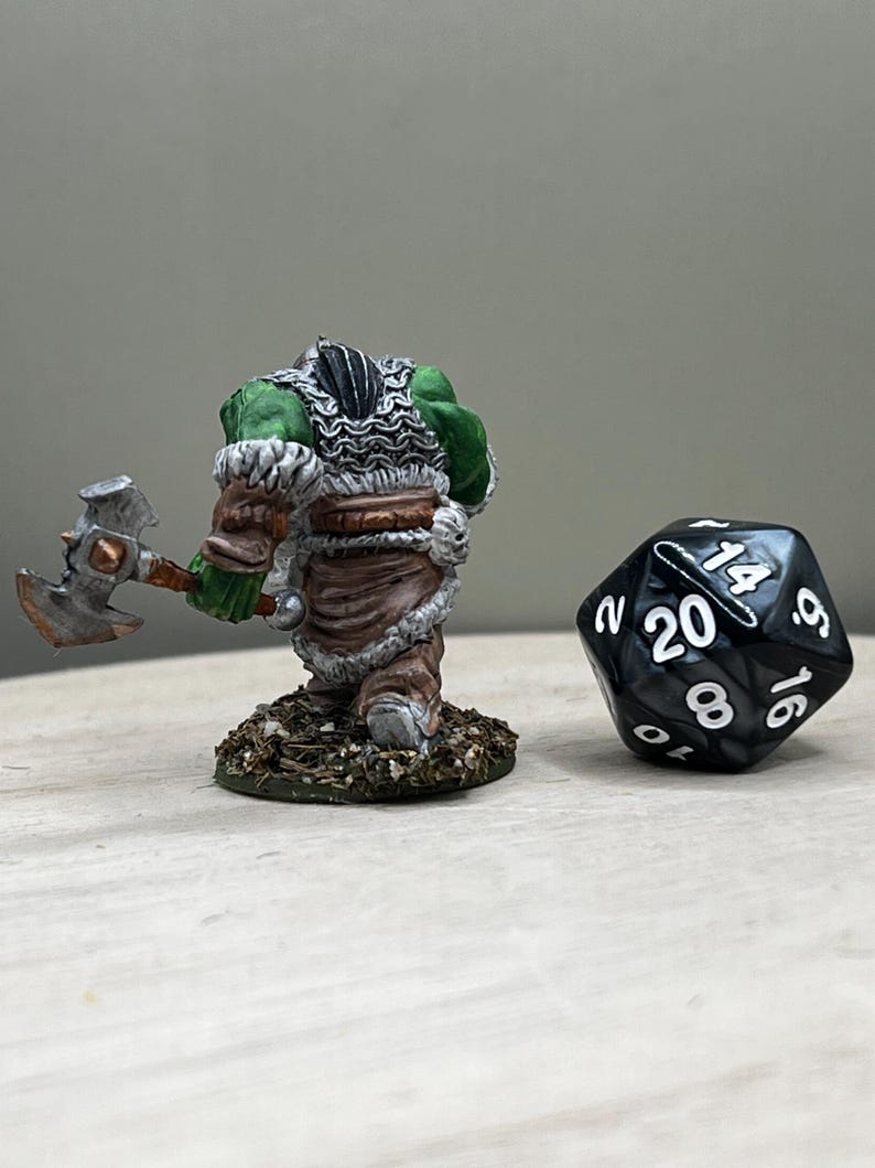 Male Orc, Hand Painted Dungeons and Dragons Miniature - Etsy
