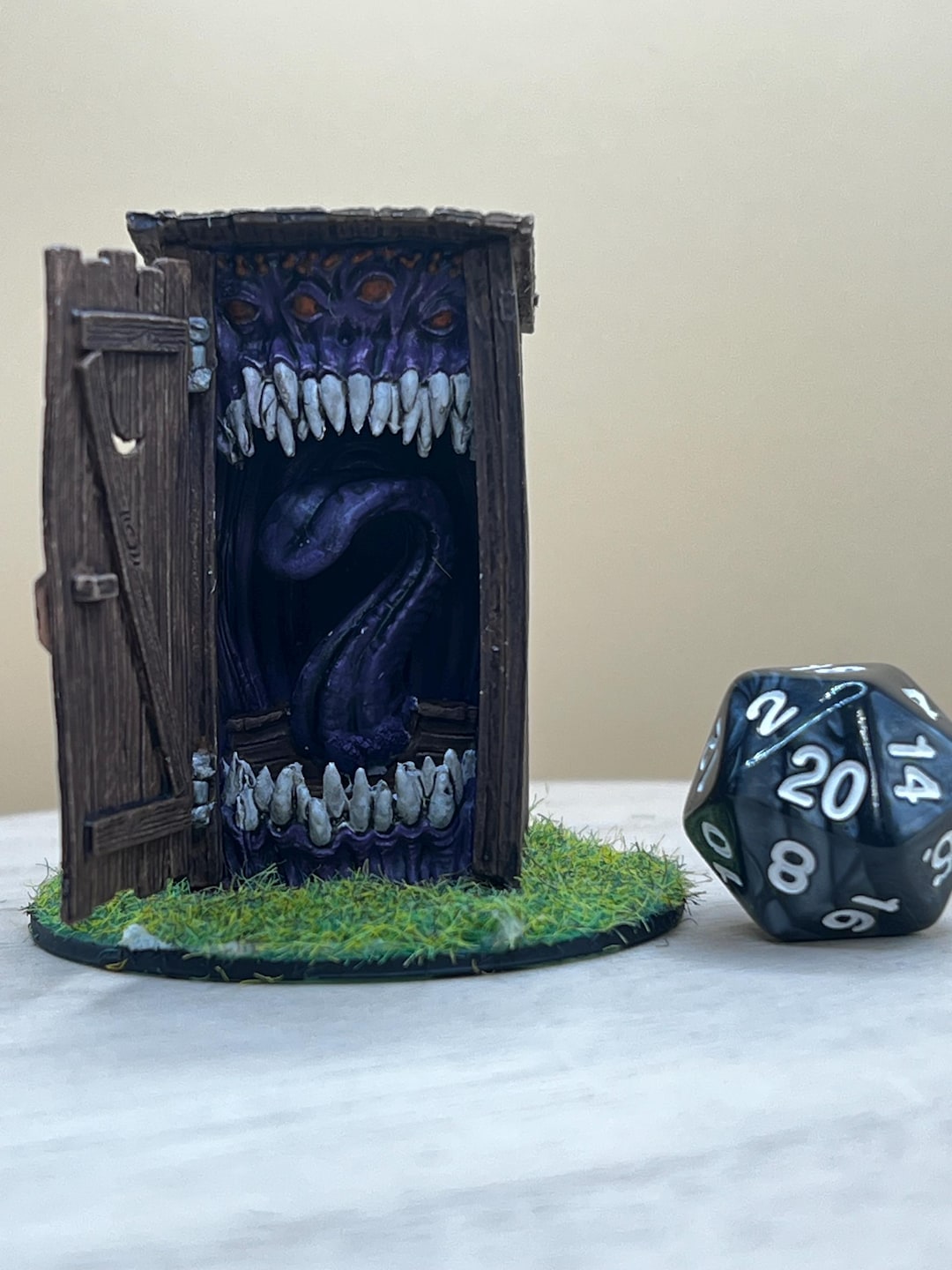 Giant Mimic as Outhouse, Hand Painted Dungeons and Dragons Miniature - Etsy