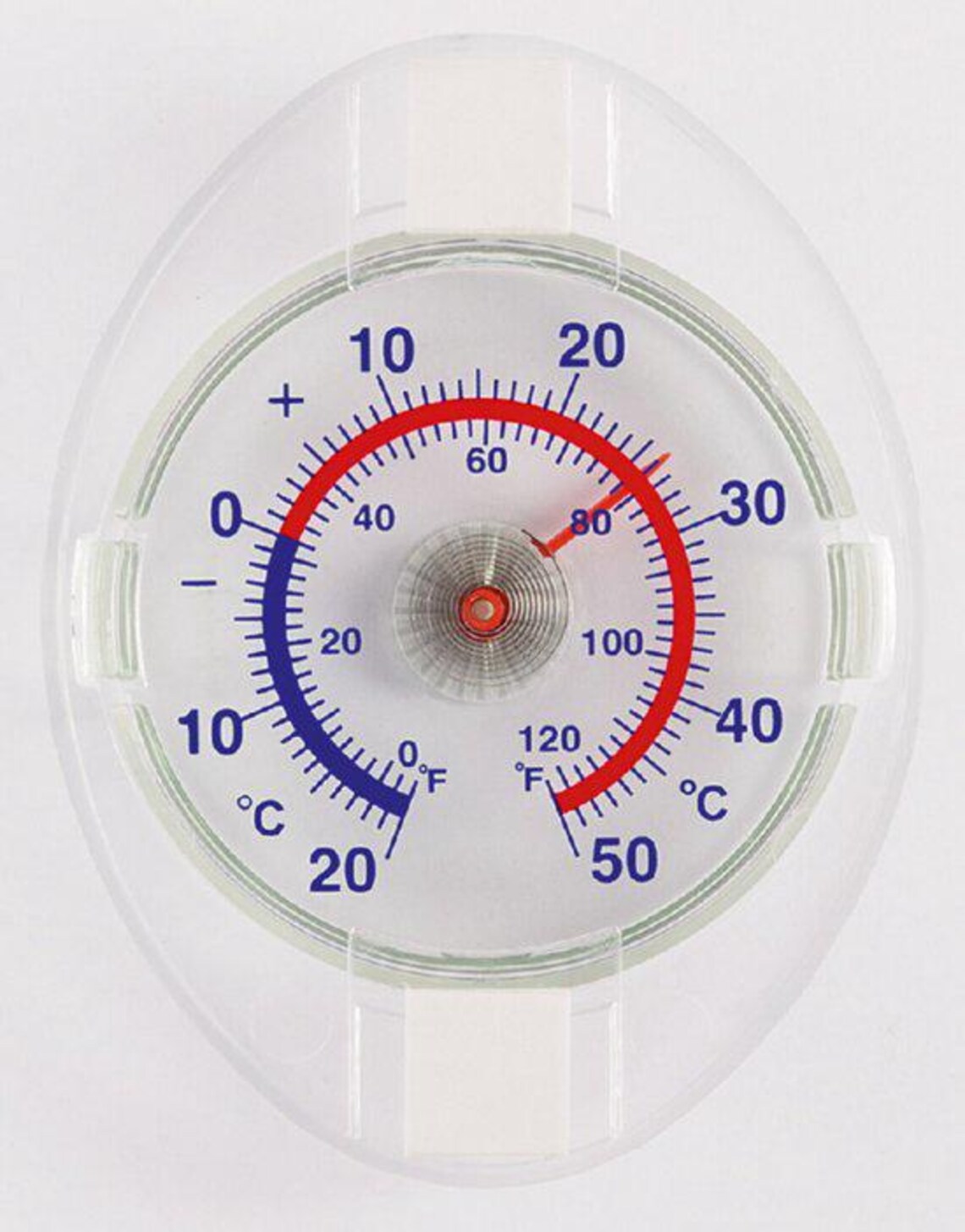 Weatherproof Window Thermometer: Fahrenheit & Celsius, Measures Outside ...
