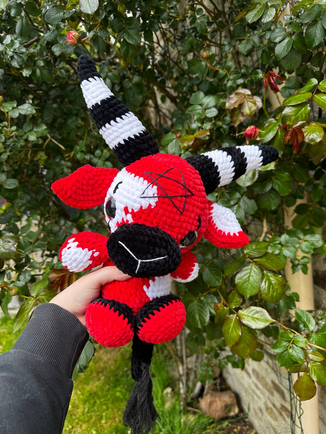 Baphomet Crochet Helluva Boss Plushy - Etsy Canada