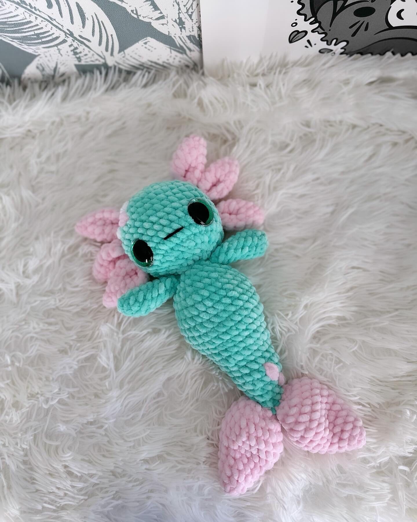 Axolotl Mermaid Plush Axolotl Mermaid Plushy - Etsy