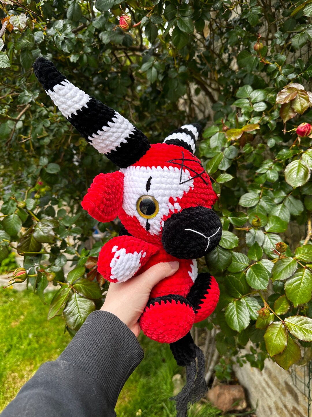 Baphomet Crochet Helluva Boss Plushy - Etsy