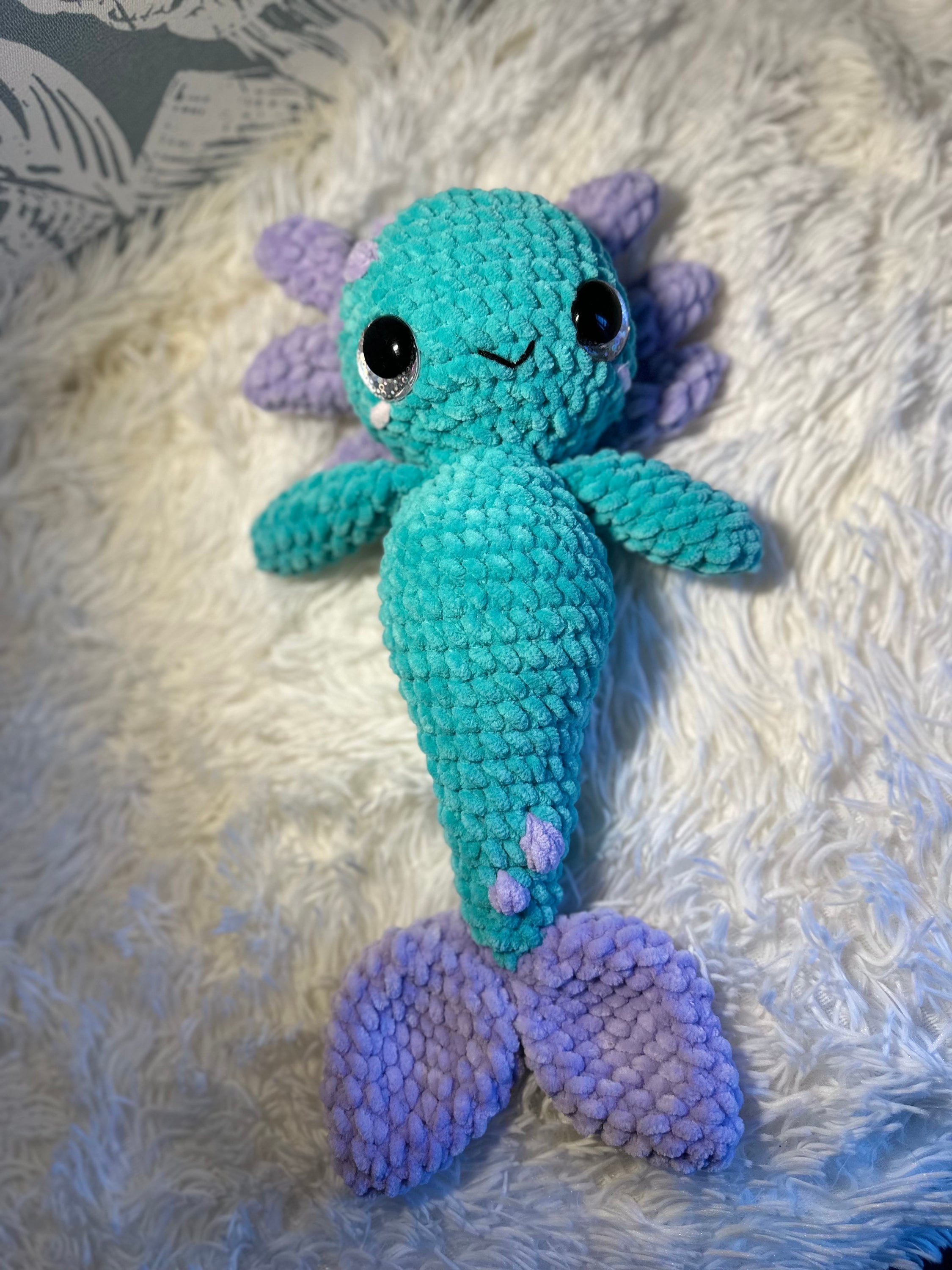Axolotl Mermaid Plush Axolotl Mermaid Plushy - Etsy