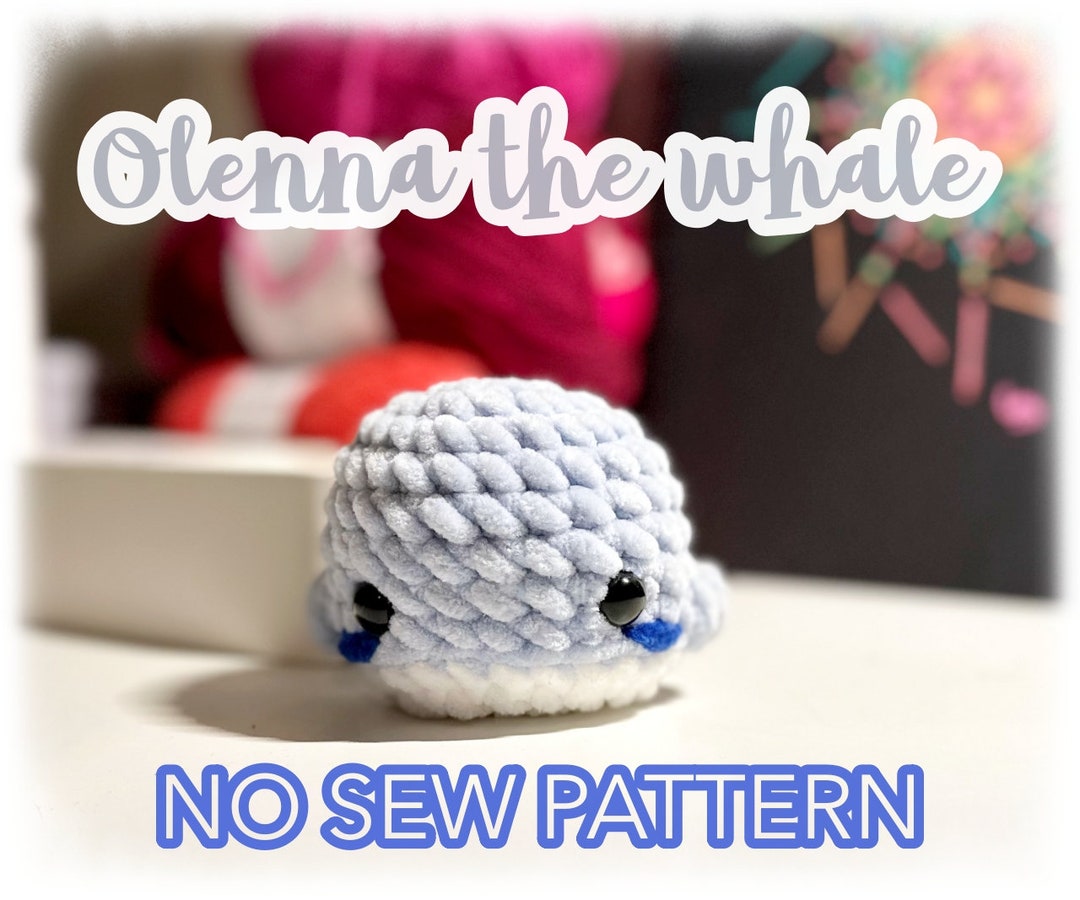 CROCHET PATTERN No Sew Whale Pattern Crochet Whale Crochet Seamless ...