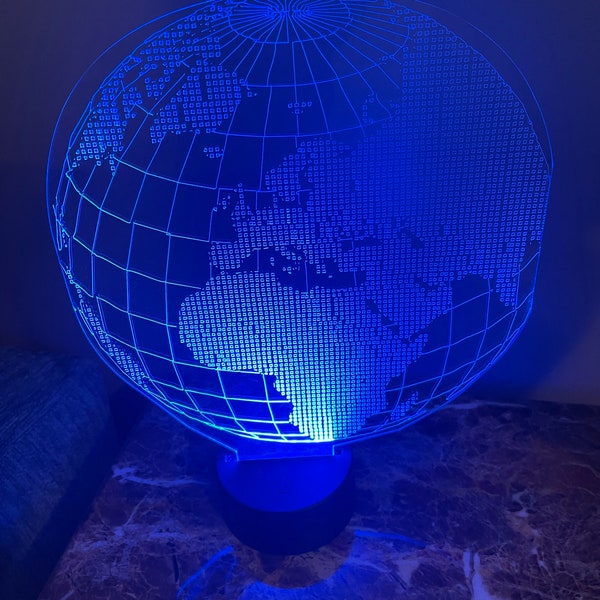 Globe Light - Etsy