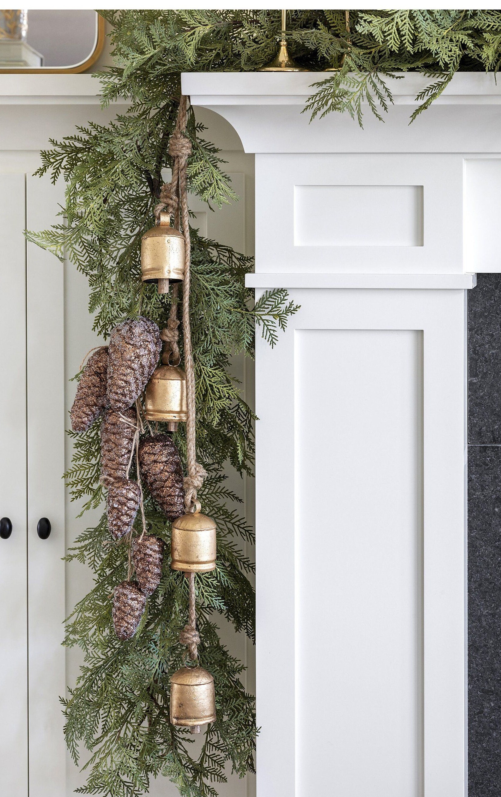 Bellsvilla Cow Bells for Home Garden & Christmas Hanging Decor 4 Rusted ...