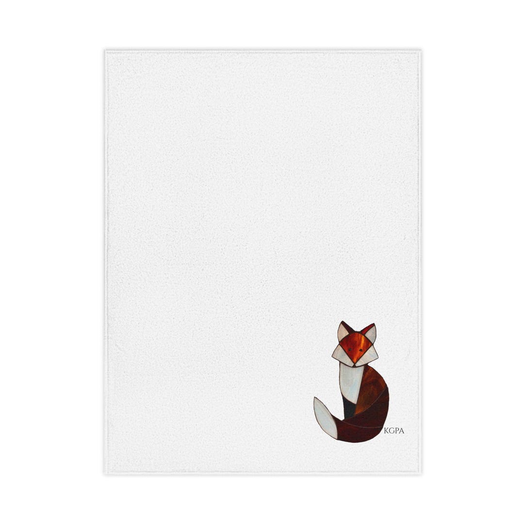 Fox Design Toddler Blanket: Silky Smooth Polyester, 30x40 - Etsy