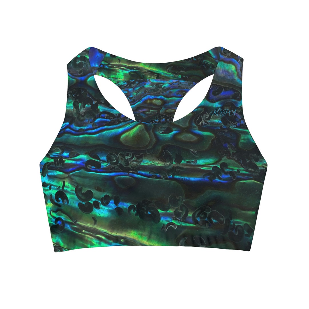 Girls' Swimsuit Crop Top, Abalone Shell Design - Etsy