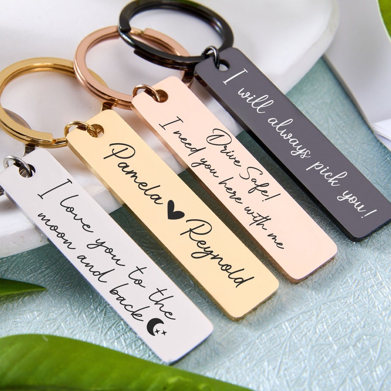 Custom Key Rings - Etsy