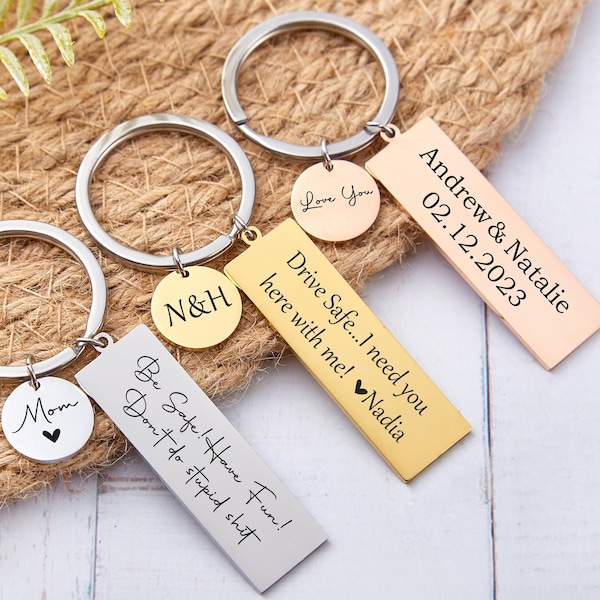 Personalized Keychain - Etsy
