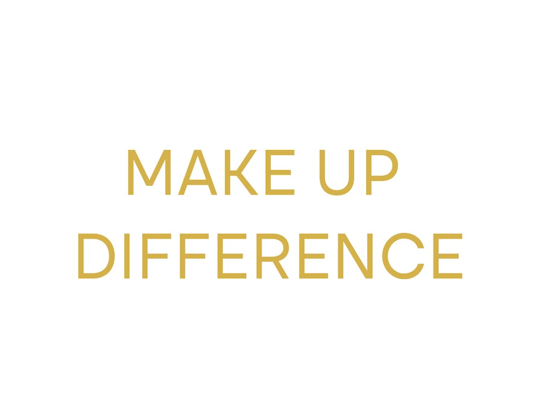 Make up Difference 2 - Etsy