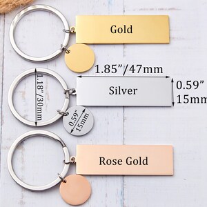 Drive Safe Keychain Personalized Keychain Metal Keyring Tag Keychain ...
